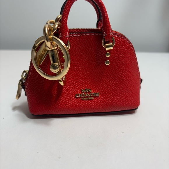 Coach | Bags | Coach Red Coin Purse With Gold Hardware | Poshmark